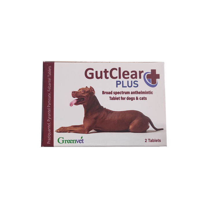 Gut Clear Plus - Broad spectrum anthelmintic Tablet for dogs & cats ...