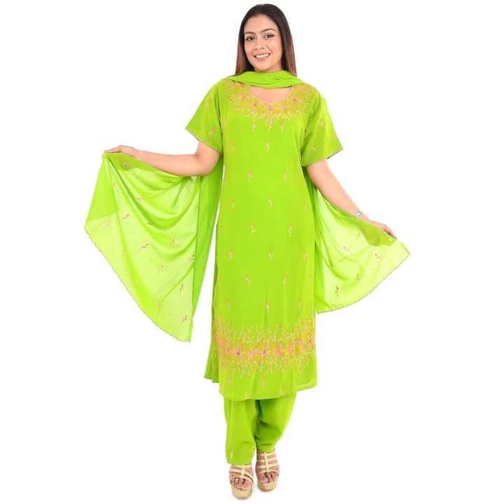 Ladies Shalwar for Function and Casual Wear -03pcs | Daraz.lk