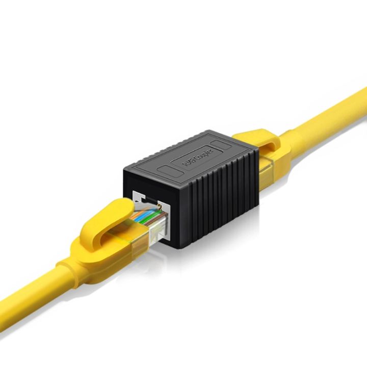 Rj45 Female Network Ethernet Net Connector Adapter Coupler Extender ...