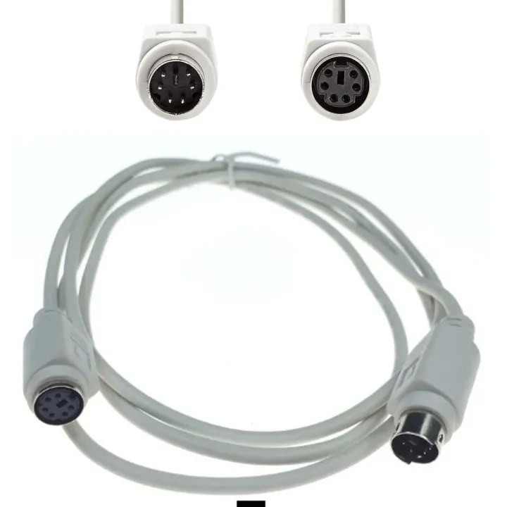 PS2 Male to PS2 Female Cable 3 Meter 6 Pin PS2 to PS2 Extension Cable ...