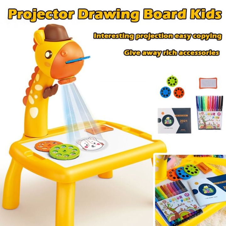 Projector Drawing Board Kids Projector Table Early Education Kids ...