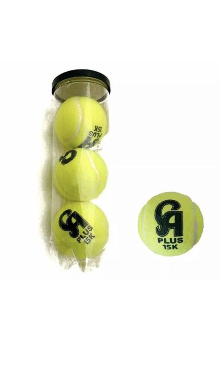 Zeepk Sports C A Plus 15K Tennis Tape Ball Soft Cricket Ball (Pack of 3 ...