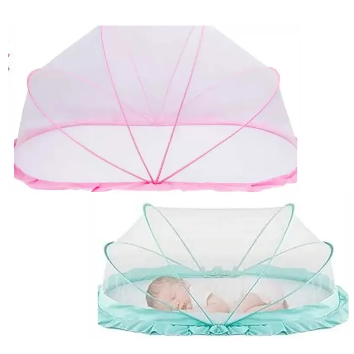 Baby Mosquito Net Infant Portable Folding Crib Bed with Mosquito Net ...