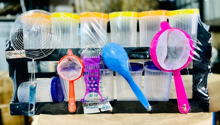 Wooden Spice Rack / Kitchen Spice Rack / 2 Level Spice Organizer With ...