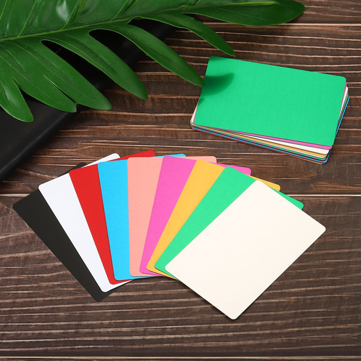 10/20Pc Metal Business Cards Name Card Multicolor Aluminum Blank Laser ...