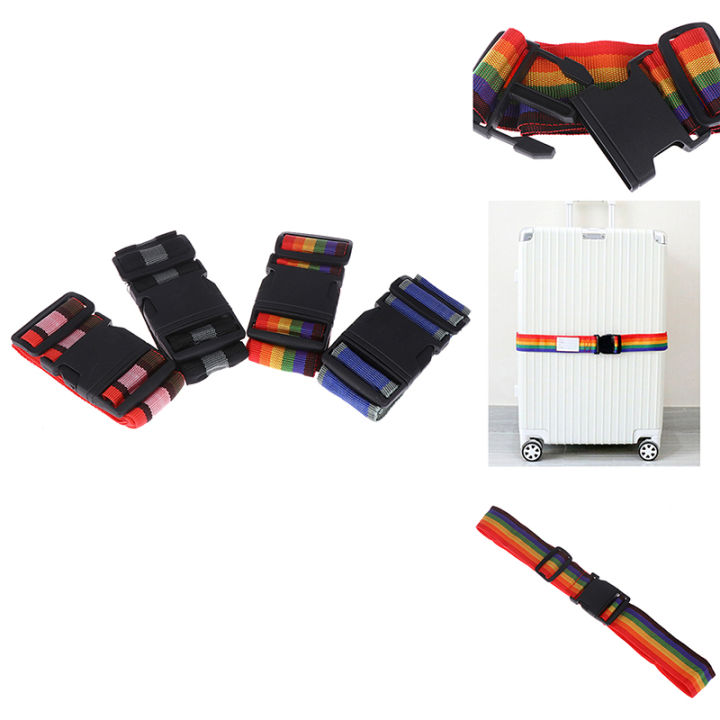 Luggage Strap Cross Belt Packing 180CM Adjustable Travel Buckle Baggage ...