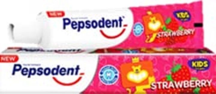 Pepsodent Kids Toothpaste Strawberry 45g (2-6 Years) Unique FROM INDIA ...