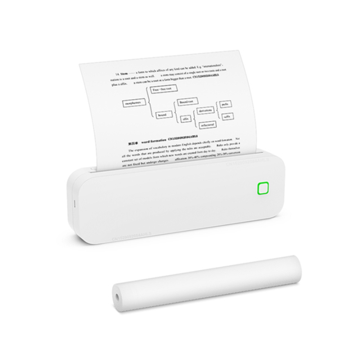 Portable Mini A4 Printer No Ink Printing A4 Thermal Printer for Phone ...