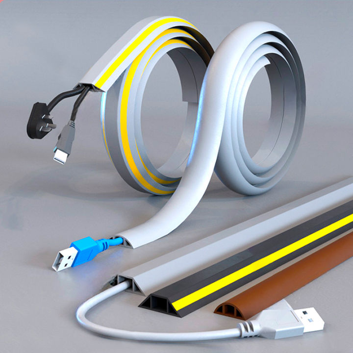 Cord Management Cable Raceway Wire Channel Desk Cable Organizer ...