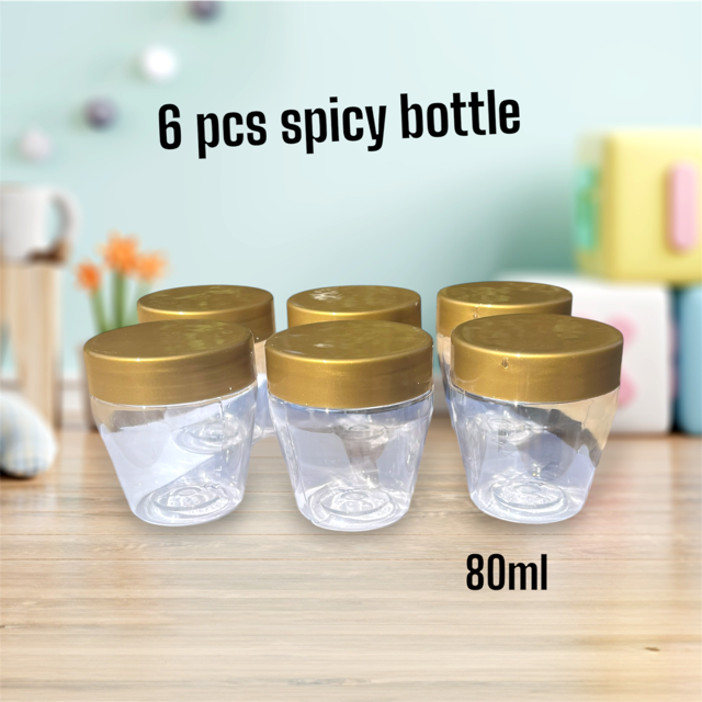 80ML Container spicy bottle 6pcs | Daraz.lk