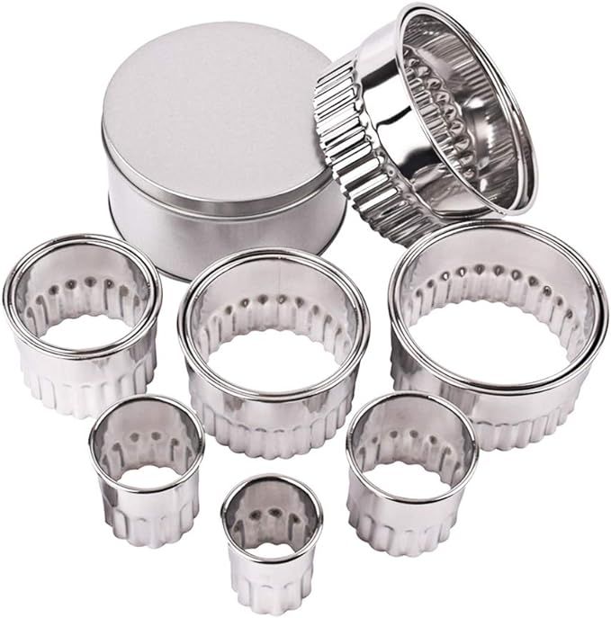 Fluted Edge Pastry Cutter Set Pack of 12 | Daraz.lk