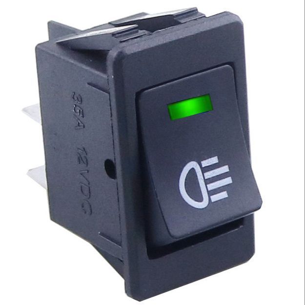 12V 35A 4 Pin Fog Light Rocker Switch with LED for Car Truck | Daraz.lk