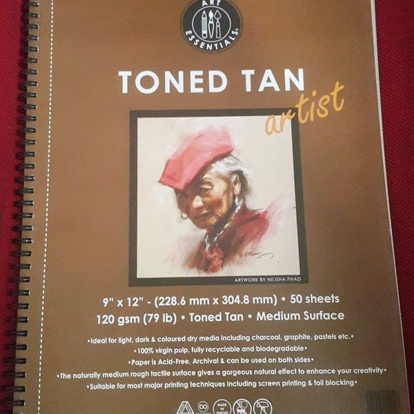 ART Essentials Toned Tan Artist Book | Daraz.lk