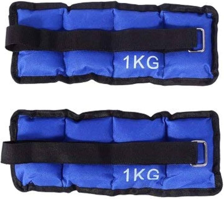 Ankle & Wrist Weights (500G, 1kg, 1.5kg, 2kg) 2pcs Wrist Ankle Weights ...