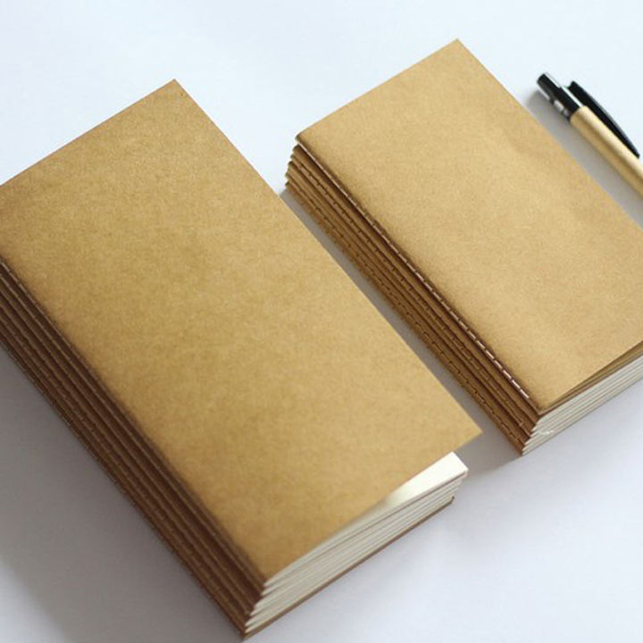 Standard/Pocket Kraft Paper Notebook Blank Notepad Diary Journal ...