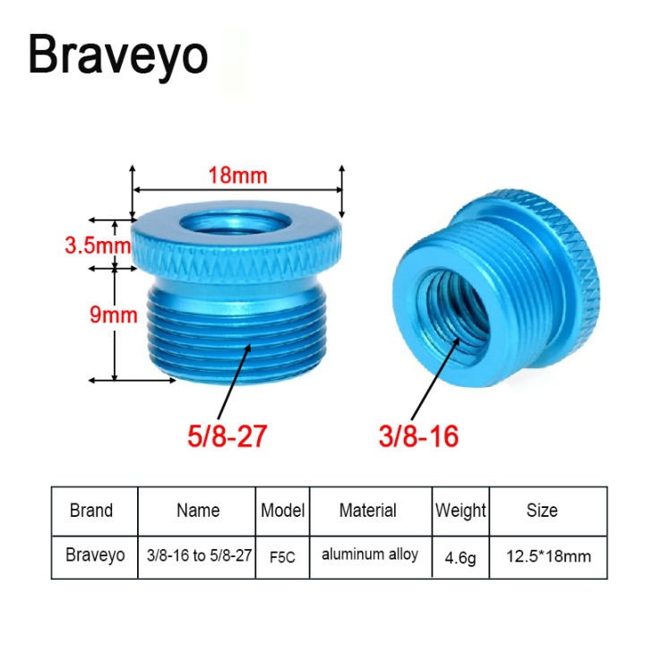 Microphone Bracket Conversion Screw 1/4 3/8 To 5/8-27 Fine Thread ...