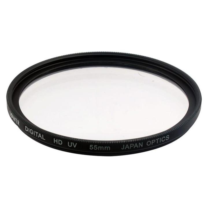 Shutter Point Camera Hd Uv Filter 55Mm - Black | Daraz.lk