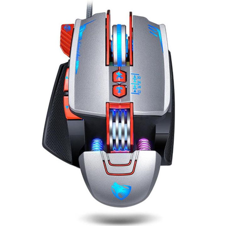 Professional Gaming Mouse 8D 3200DPI Adjustable Wired Optical LED ...