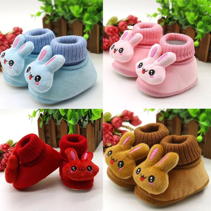 Toddler Infant Newborn Baby Cartoon Rabbit Shoes Soft Sole Prewalker ...