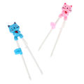 Cartoon Animal Head Chopsticks Children Eating Training Baby Learning ...