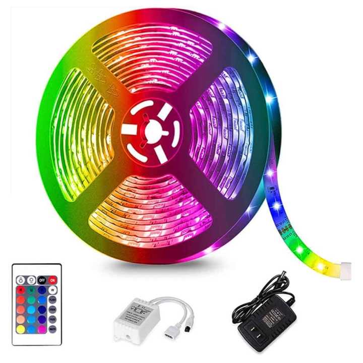 5M RGB Strip led Light 5050 / 2835 model Flexible Multicolor Changing ...