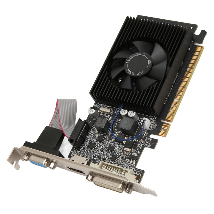 G210 1GD3 Graphics Card 1GB GDDR3 64bit Memory Graphics Card PCIE 2.0 Plug and Play 520MHz Core ...