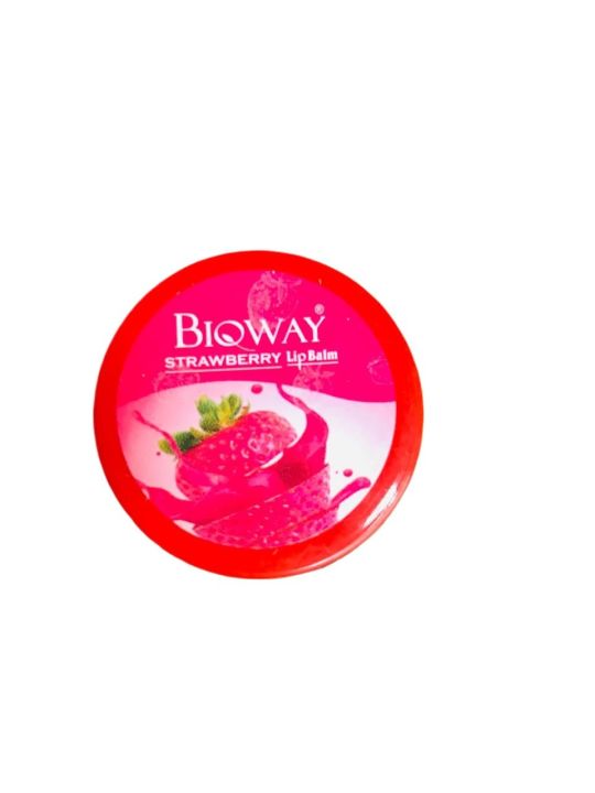 Bioway byd Strawberry Lip Balm for Soft & Pink Lips Rehydrates Dry ...