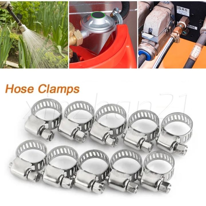 6-29mm Worm Gear Hose Lock for Water Pipe Plumbing/ Adjustable ...