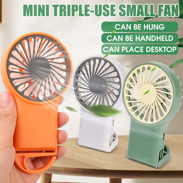 Mini Portable Triple-use Small Fan Summer Handheld USB Fan Collapsible ...