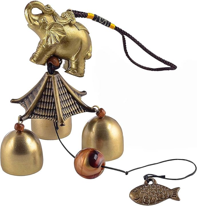 3 Bells Copper Wind Chime | Daraz.lk