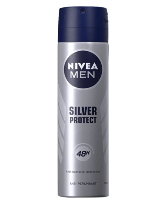 NIVEA Body Spray Silver Protect – 150ml | Long-Lasting Freshness ...