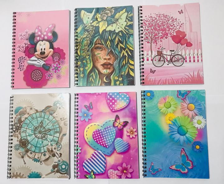 Note Book Blank A5 Diary Journal 50 Pages Digital Printed Graphics ...