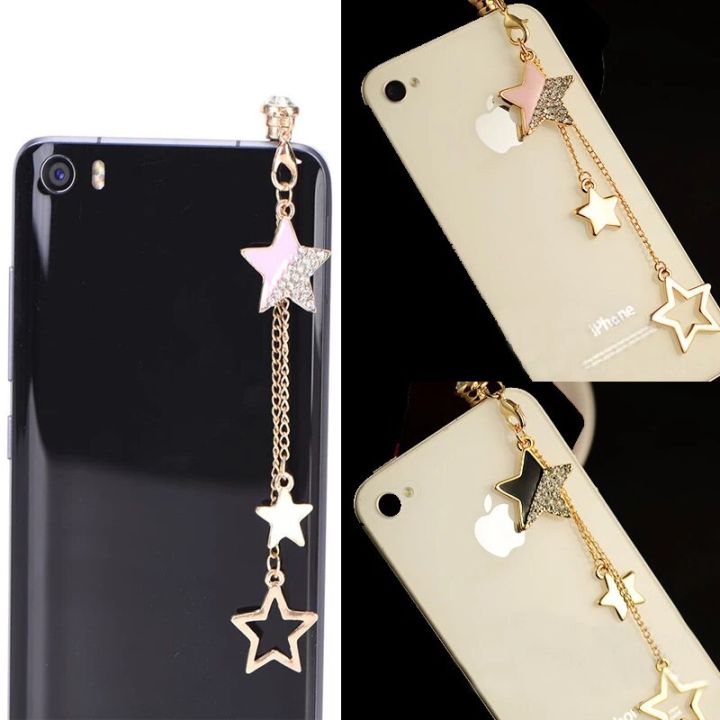 New Fashion Star Universal 3.5mm Jack Headphone Port Dust Plug Phone ...