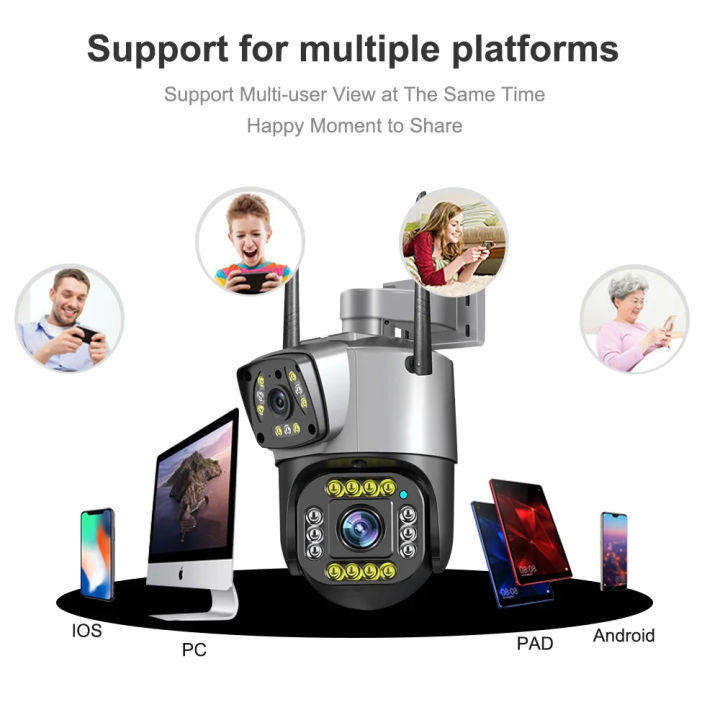 Dual lens security camera V380 Pro 4G | Daraz.lk