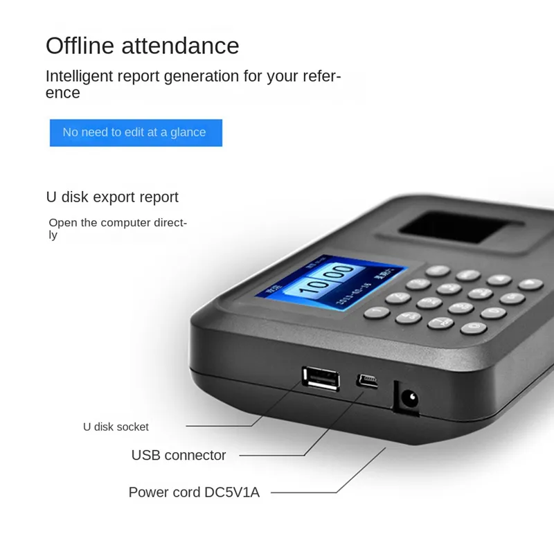 Fingerprint Attendance Machine Biometric Attendance System 1000 ...
