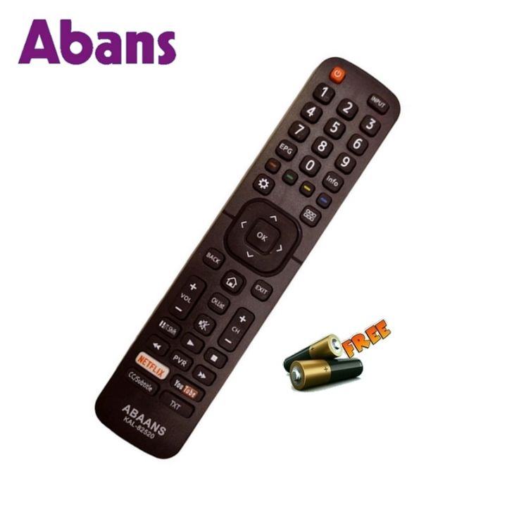 Abans LED/SMART TV Remote Controller & Free Batteries | Daraz.lk