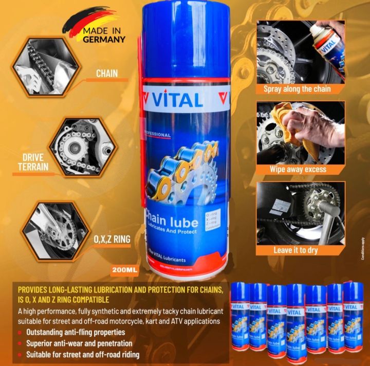 Chain lube lubricates and protect Germany (200ml) | Daraz.lk