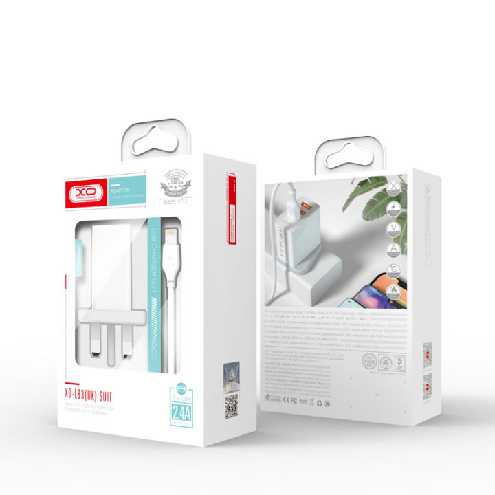 XO-L83 3USB 2.4A output charger | Daraz.lk