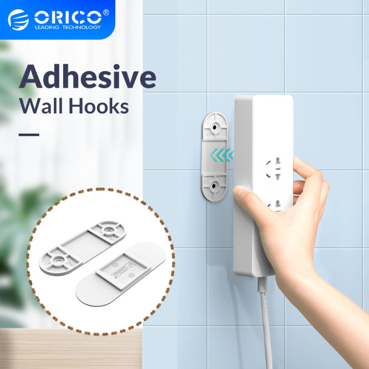 ORICO Wall-Mounted Punch Free Power Strip Hang Sticker Holder Wall ...