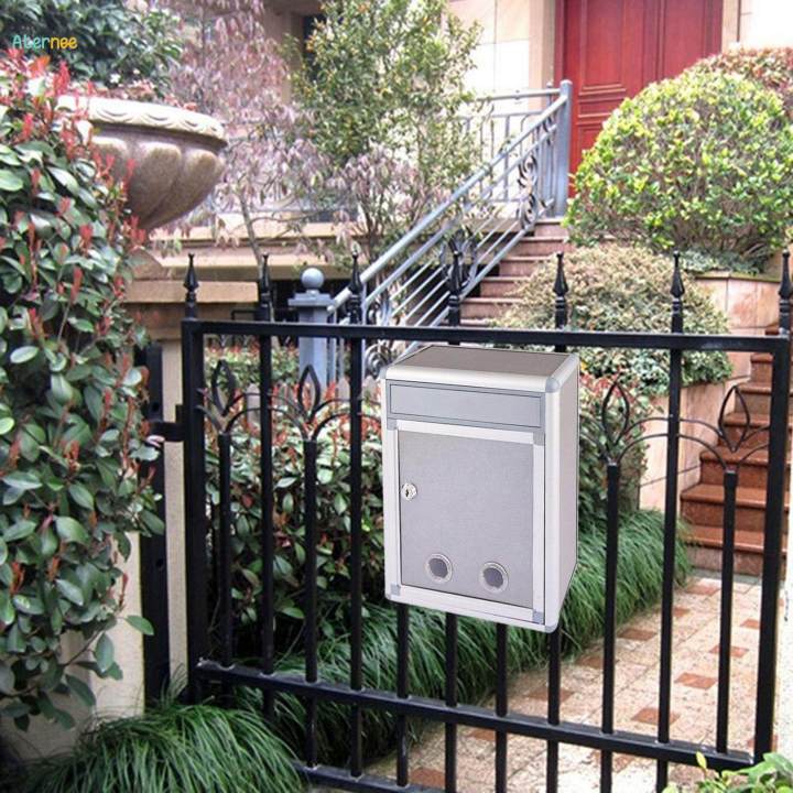 Wall Mount Mailbox Replacement with Key Vertical Locking Mailbox | Daraz.lk