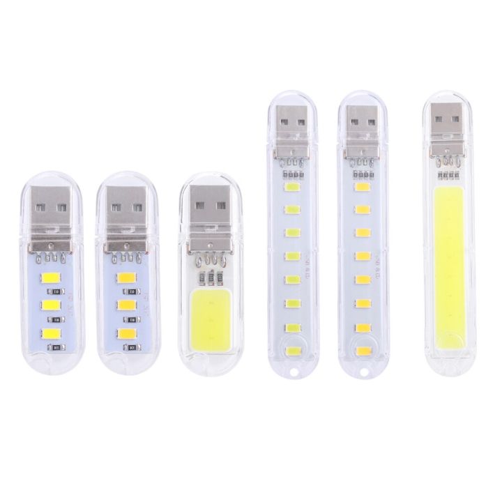 Mini Portable USB LED Book Light DC5V Ultra Bright Reading Book Lamp ...