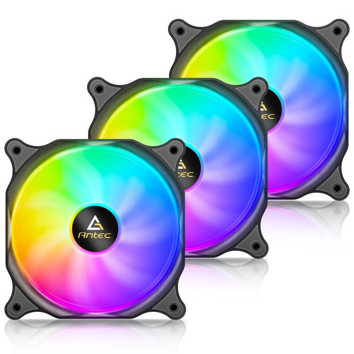 FALCON RGB-304 120mm RGB Cooling Fan – Black Frame, Multi-Color LED ...