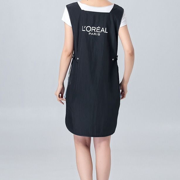 Barber Shop Work Clothes Middle Work Apron Hairdressers Manicure Perm ...