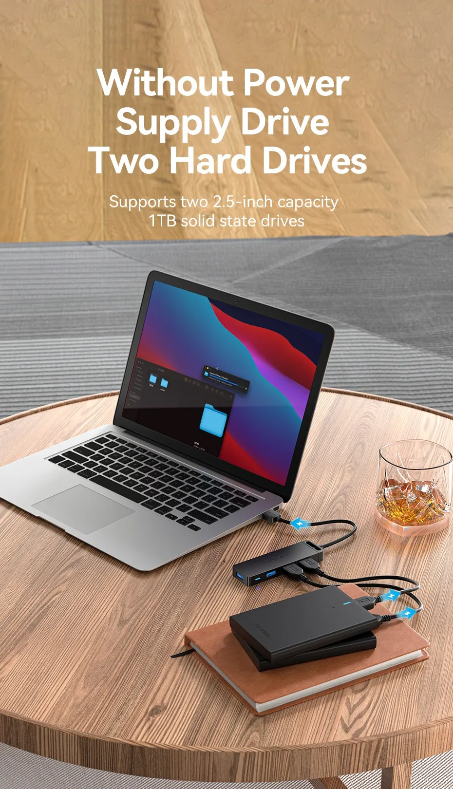 Vention 4 Ports USB Hub USB 2.0 Hub for Printer Notebook Laptop High ...