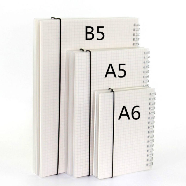 RHS Online A6/A5/B5 80 Sheets 4 Page Types Spiral Book Coil Notebook ...