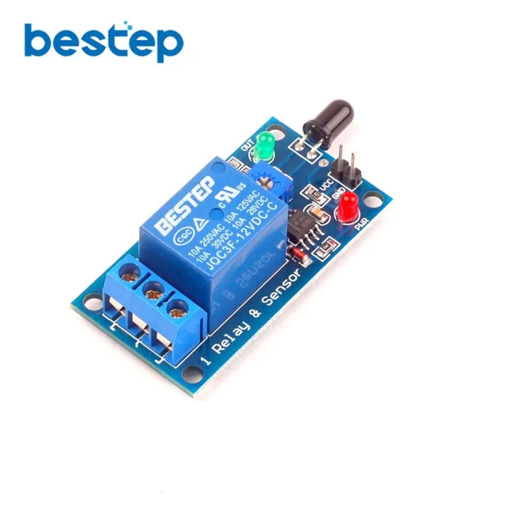 Module Sensor Fire Detection Module Sensor Flame 12V Channel 1 ...