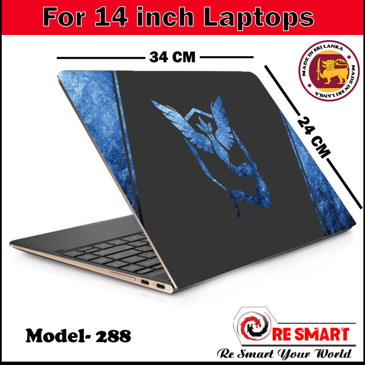 Laptop Skin Protector Sticker With High Quality Matt Laminate(For 14 ...