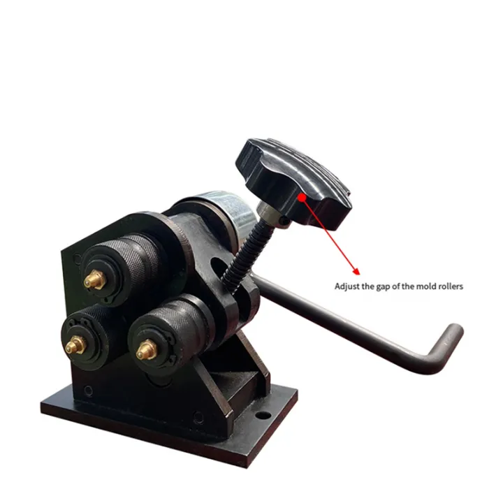 Plate Rolling Machine PR-3 Micro Manual Round Rolling Machine Small ...