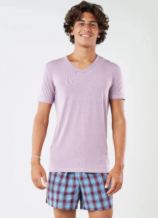 Huskies Men’s Luxury Modal V-Neck T-Shirt – Ultra Soft, Breathable ...