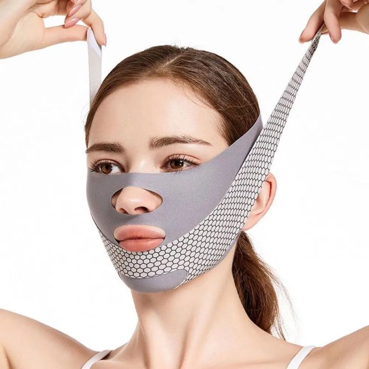 【HOT】 Face-Lift With Sleep Face V Shaper Facial Slimming Bandage ...